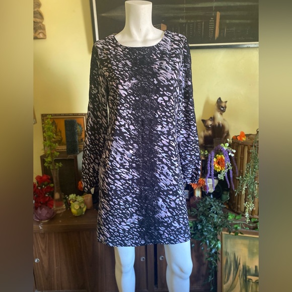Xhilaration | Dresses | Ladies Boho Shift Peasant Sleeve Midi Dress ...